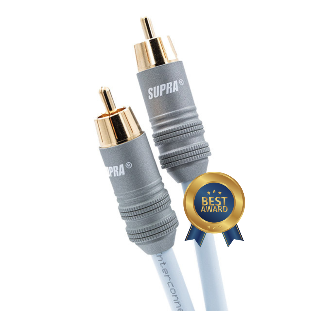 SUPRA DAC-SC SUBWOOFER CABLE 1RCA-1RCA AUDIO INTERCONNECT – SupraCablesNZ