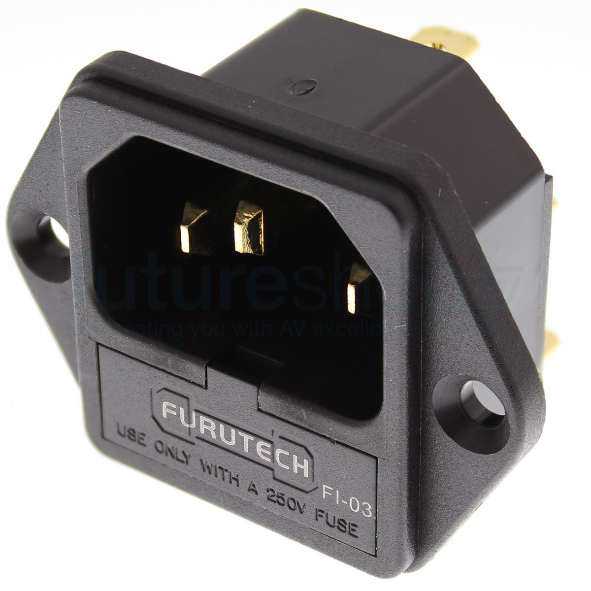 FURUTECH FI-03 GOLD - IEC INLET – SupraCablesNZ